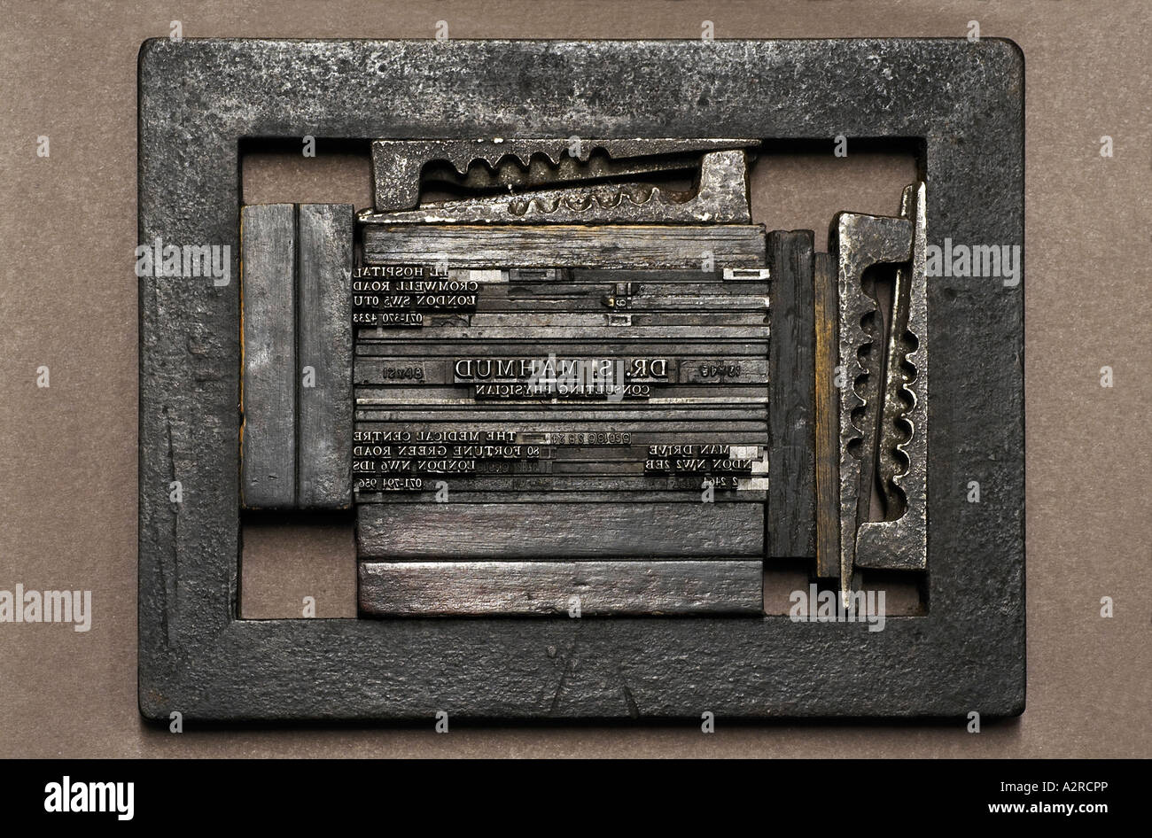 Cliché printing hi-res stock photography and images - Alamy