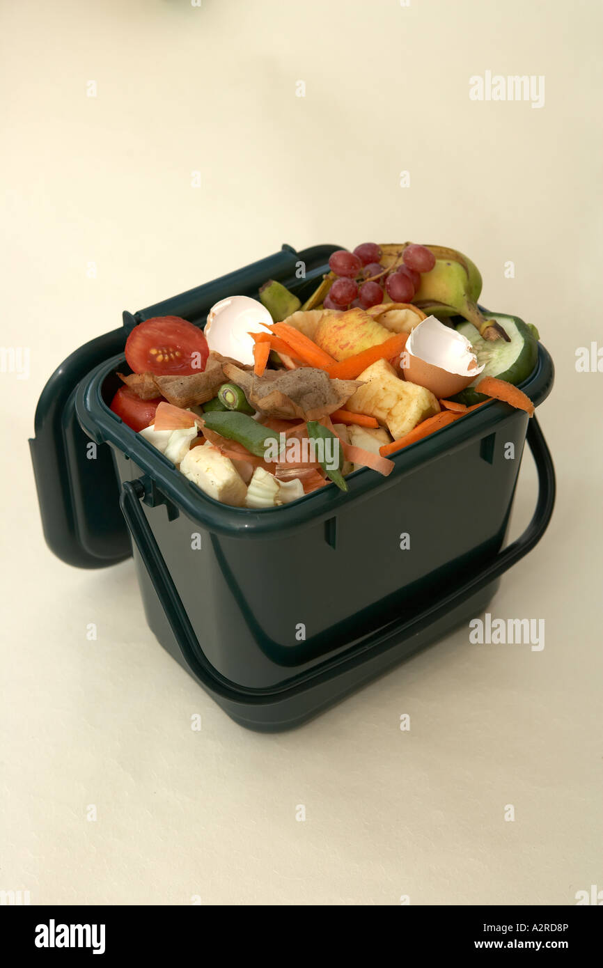 Compost ingredients in bin Stock Photo - Alamy