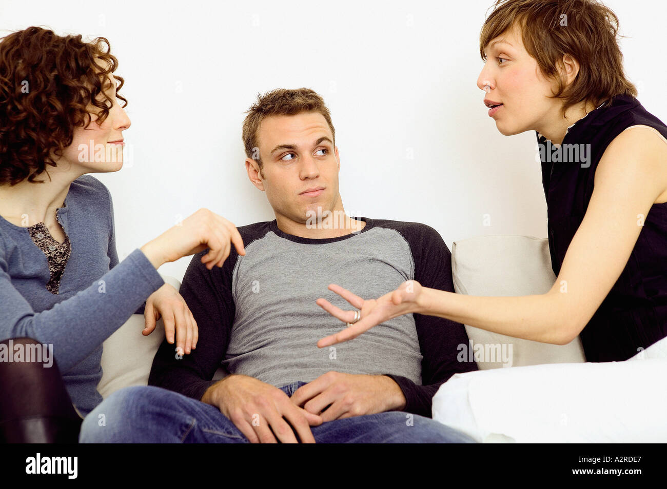 Small group of people arguing hi-res stock photography and images - Alamy