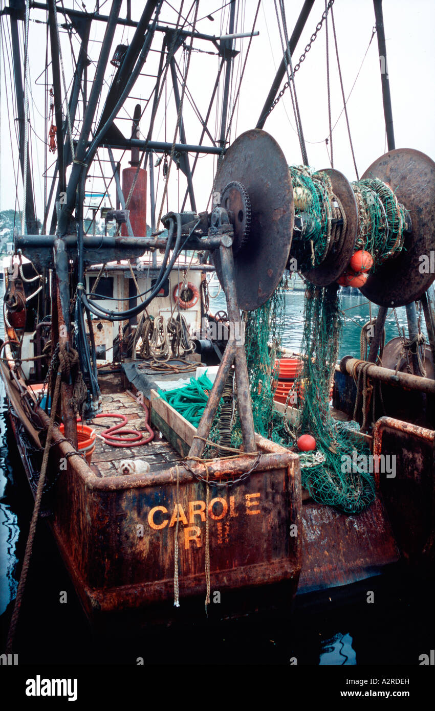 A rusty trawler in Plymouth harbour Massachusetts Stock Photo - Alamy