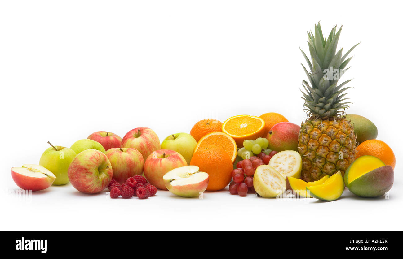 selection of fresh fruit Stock Photo - Alamy