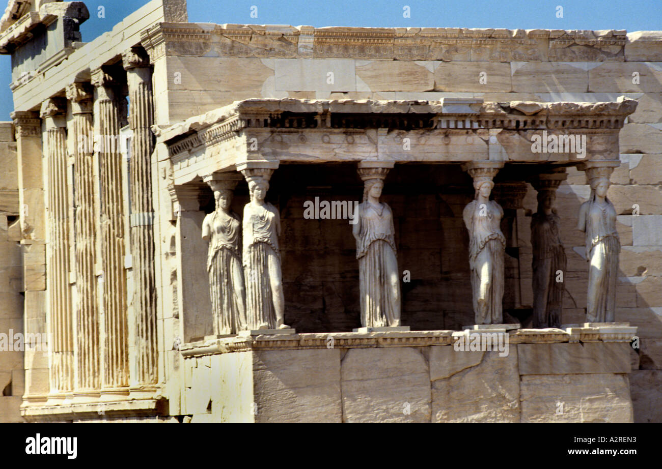 Porch of the Caryatids at The Erechteion The Parthenon is a temple of ...