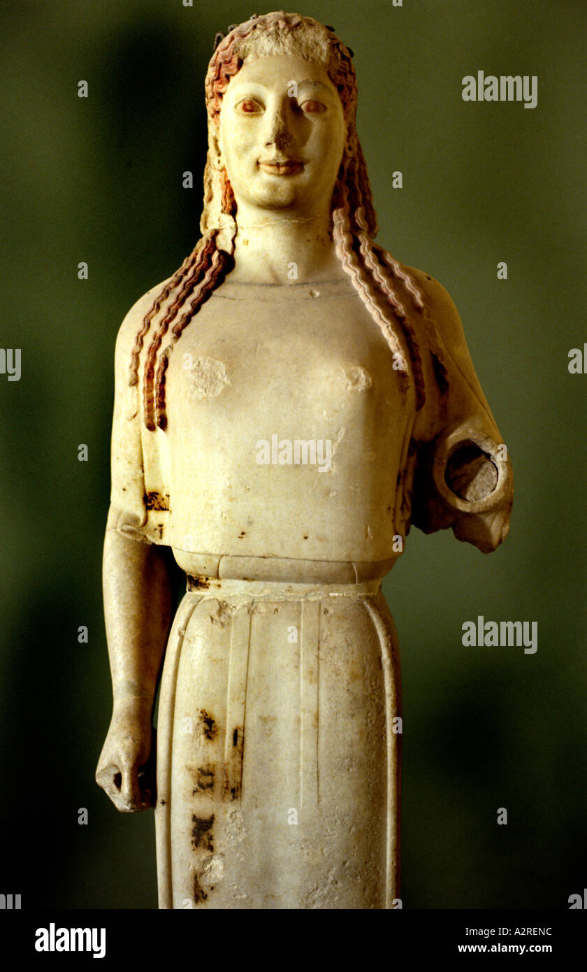 National museum athens kore hi-res stock photography and images - Alamy