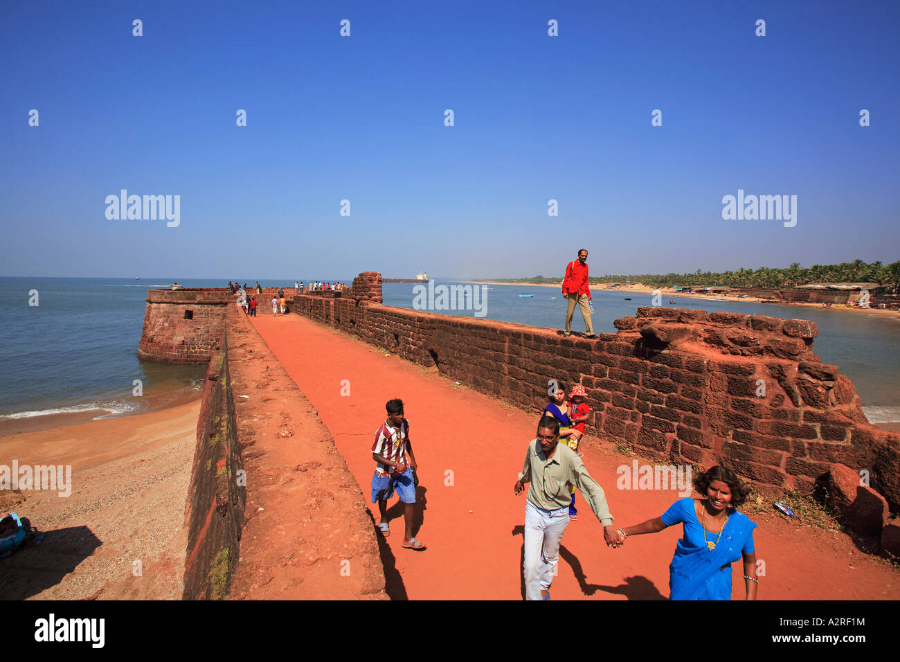 INDIA NORTH GOA FORT AGUADA Stock Photo - Alamy