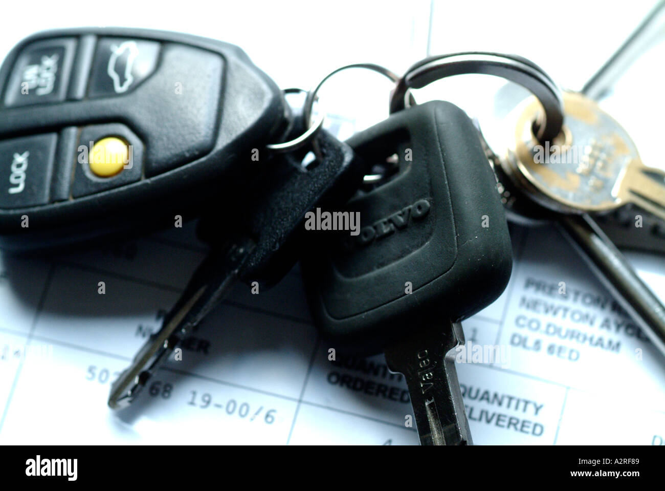 Bunch of car keys Stock Photo - Alamy