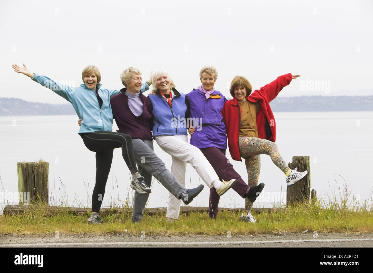 Five white women hi-res stock photography and images - Alamy