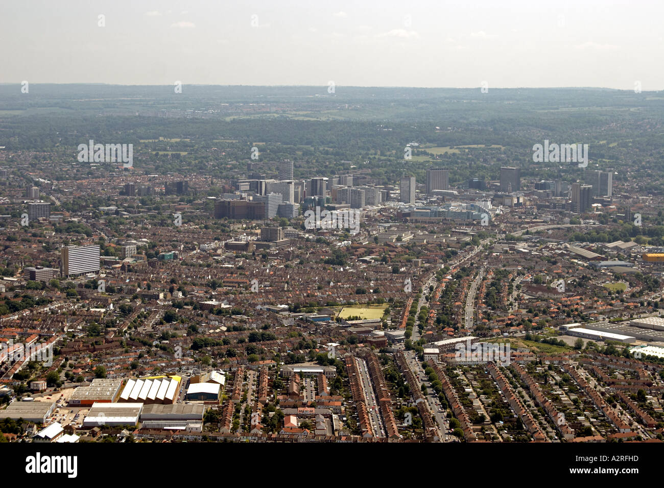Aerial croydon hi-res stock photography and images - Alamy