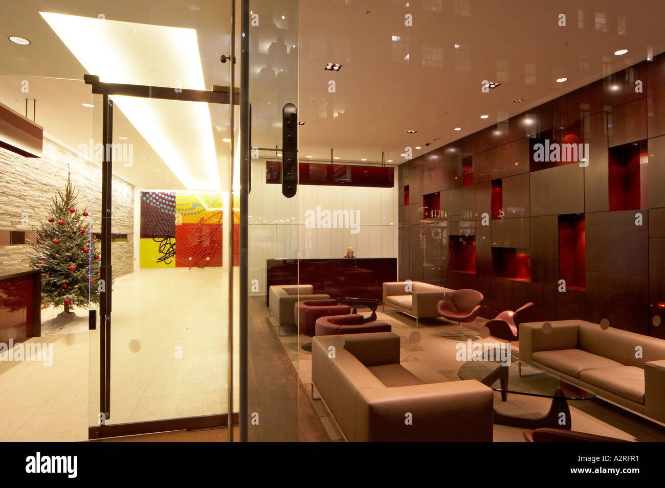 Modern office foyer and reception Mayfair London W1 Stock Photo - Alamy