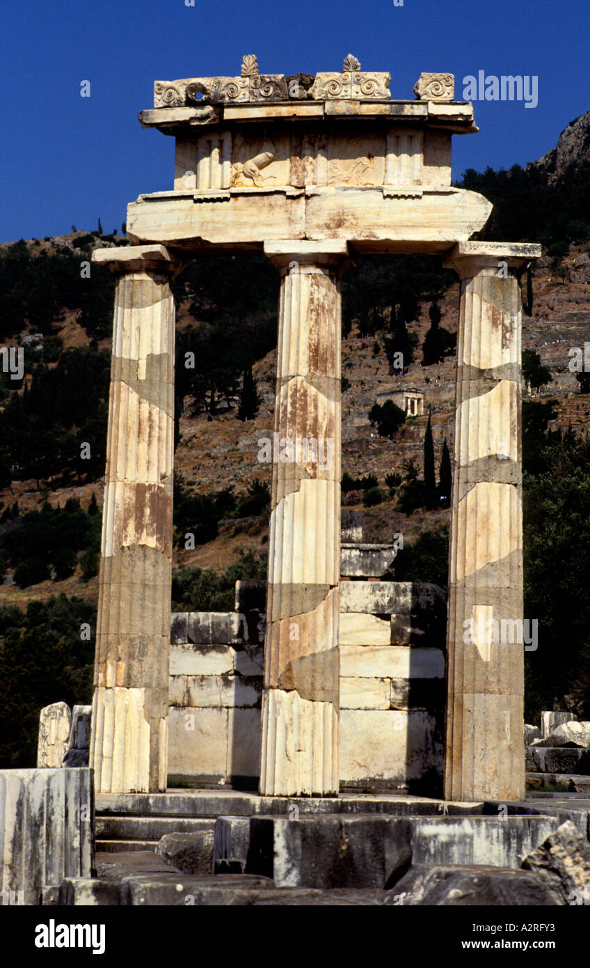 Tholos of Delphi - ancient structures of the Sanctuary of Athena ...