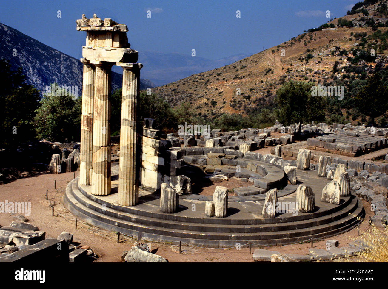 Tholos of Delphi - ancient structures of the Sanctuary of Athena ...