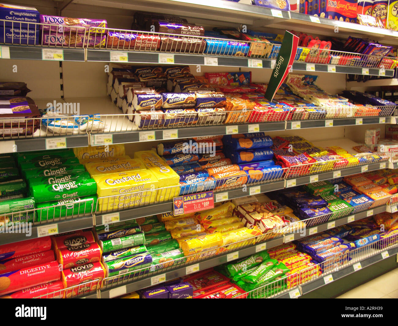 Shelf display biscuits hi-res stock photography and images - Alamy