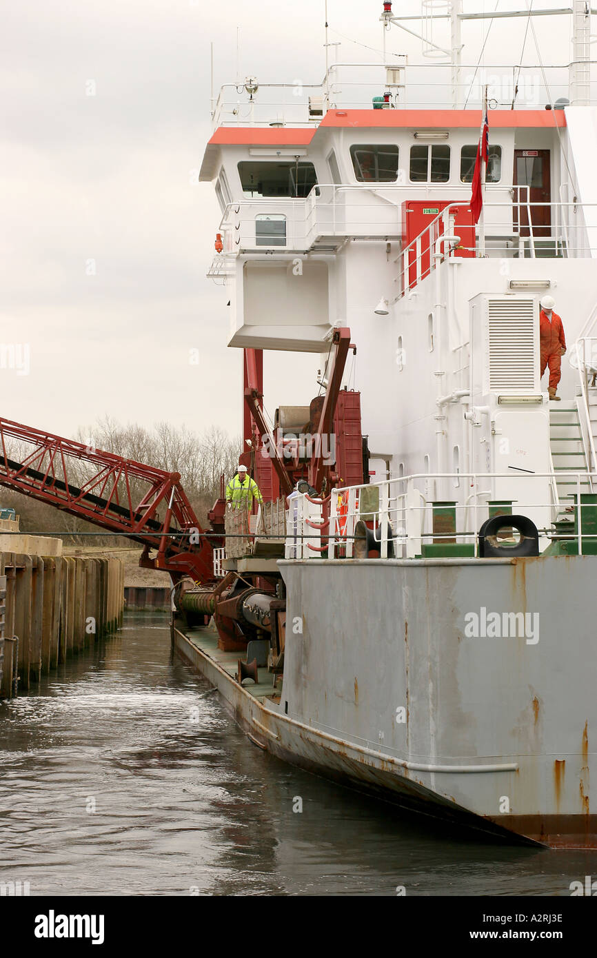 Dredger dumping hi-res stock photography and images - Alamy
