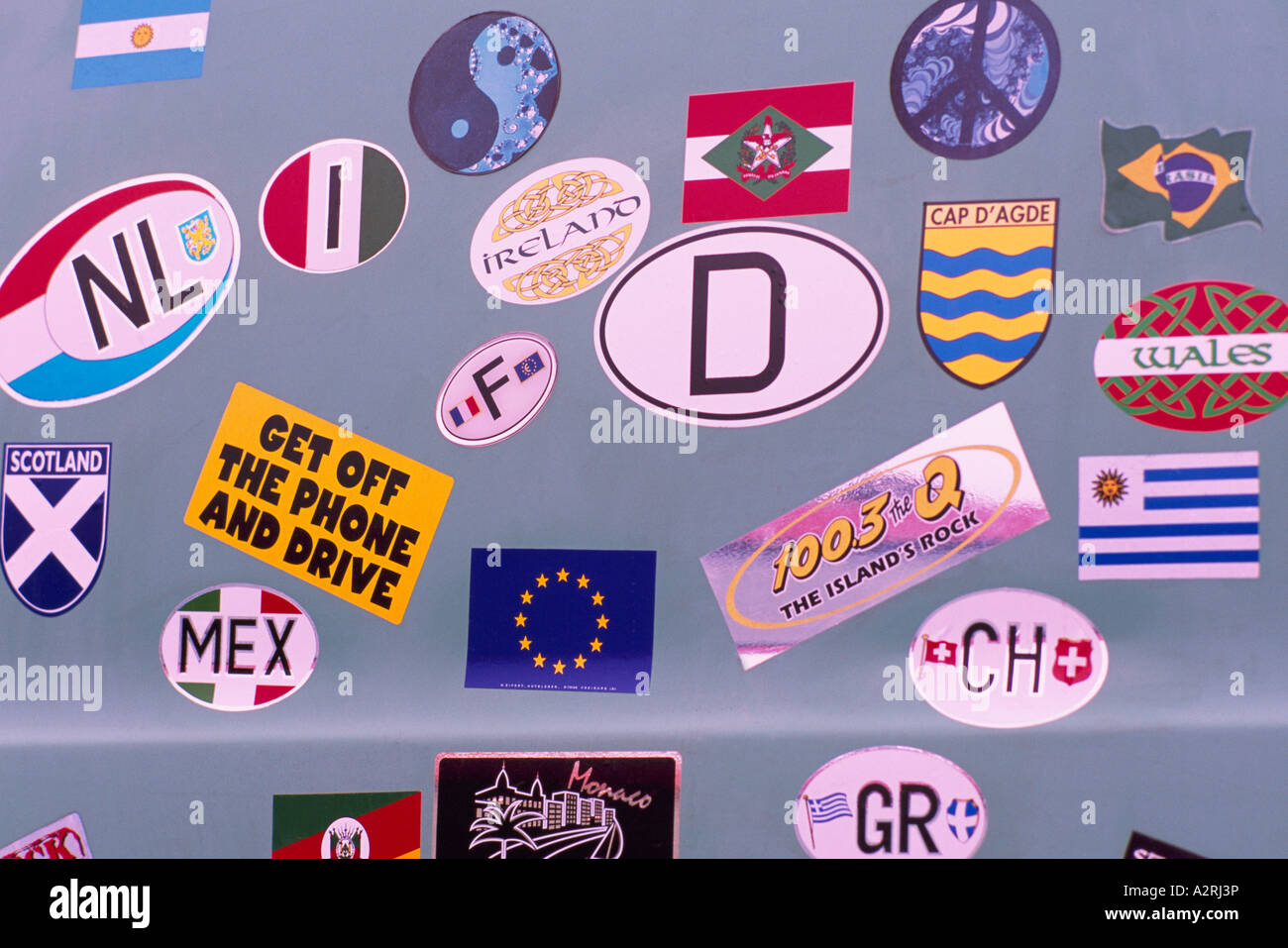 American bumper stickers hi-res stock photography and images - Alamy