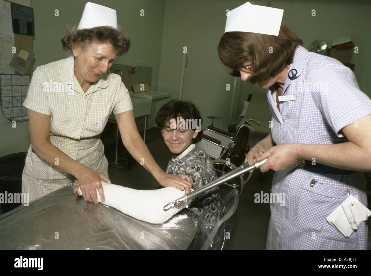 removing plaster in out Stock Photo - Alamy