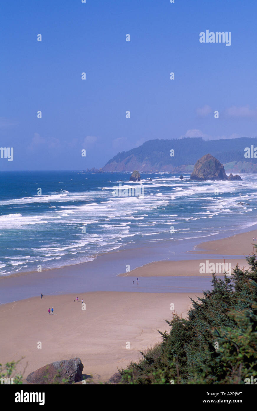 Cannon Beach, Oregon Coast, USA - Haystack Rock, Pacific Ocean, Pacific ...