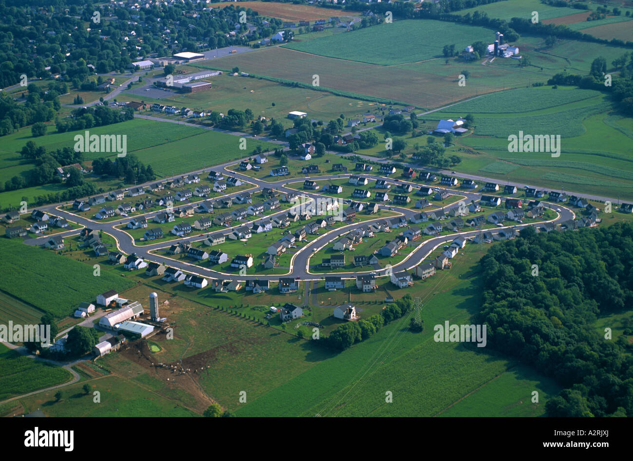 Rural cluster development hi-res stock photography and images - Alamy