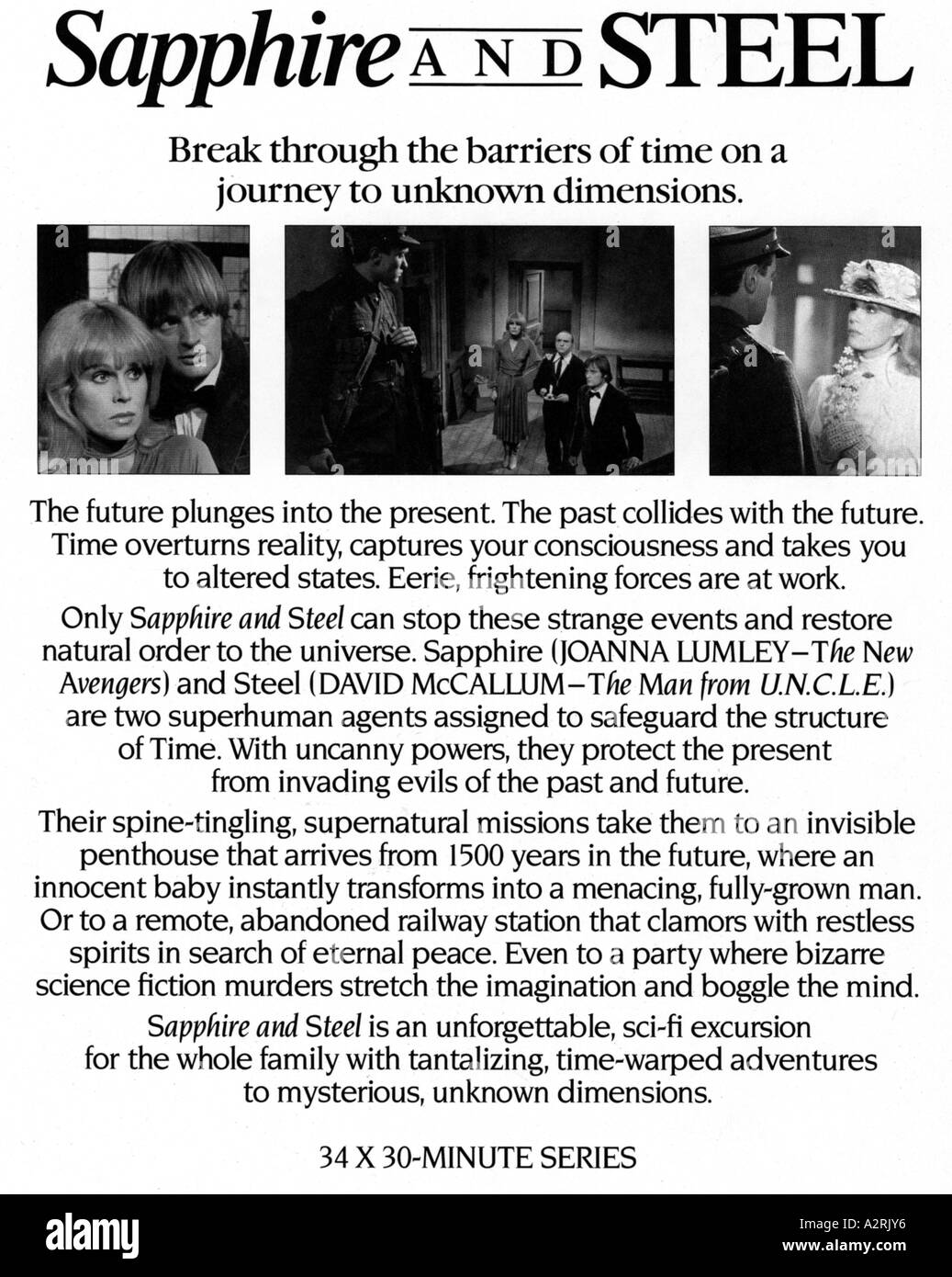 SAPPHIRE AND STEEL Stock Photo - Alamy