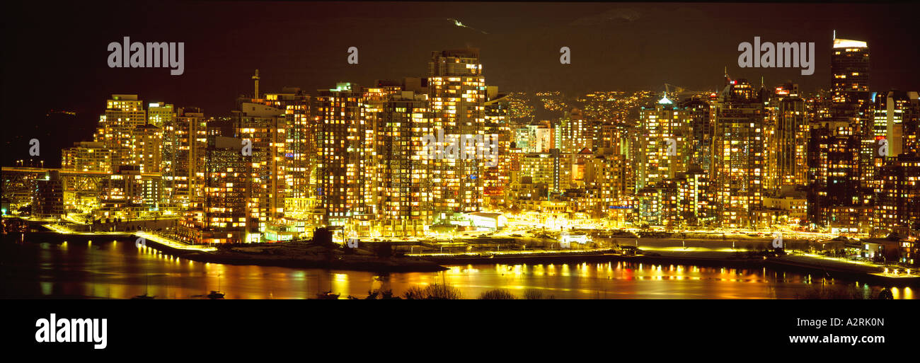 Vancouver nightscape hi-res stock photography and images - Alamy