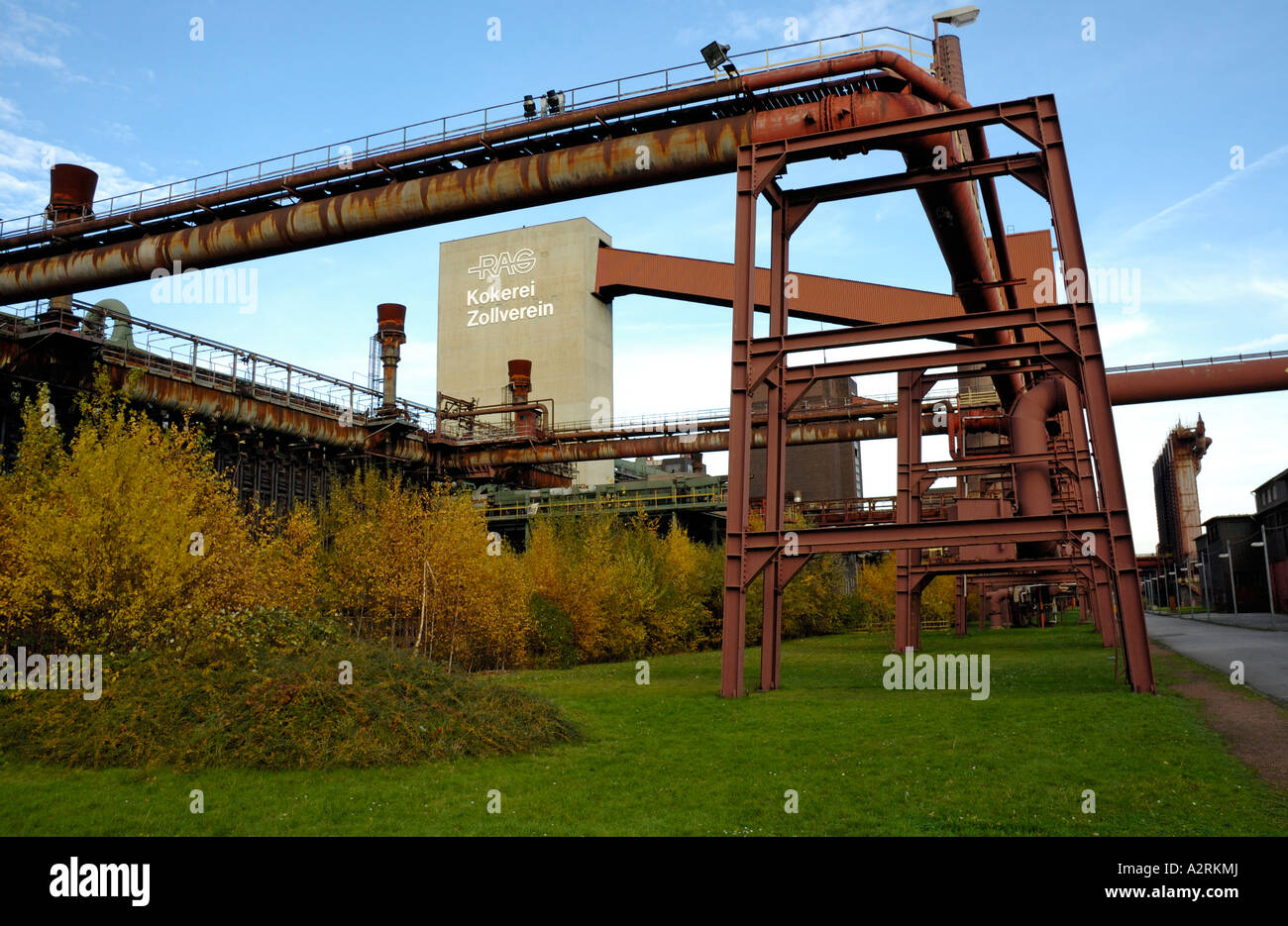 Disused coking plant, Essen, Germany Stock Photo - Alamy