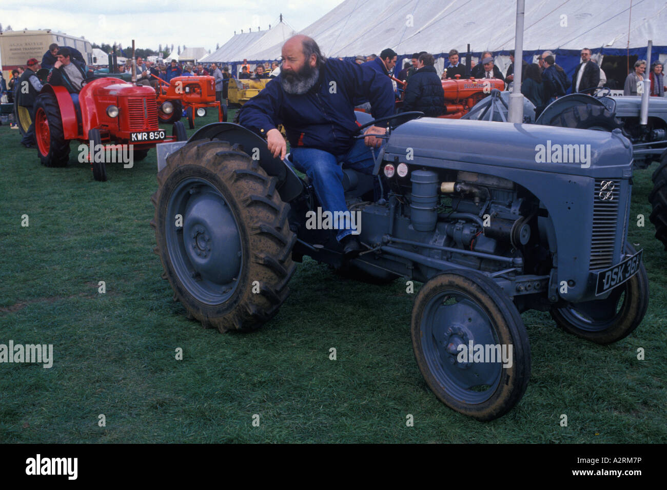 Nottingham County Show Newark Nottinghamshire England Old tractor show ...