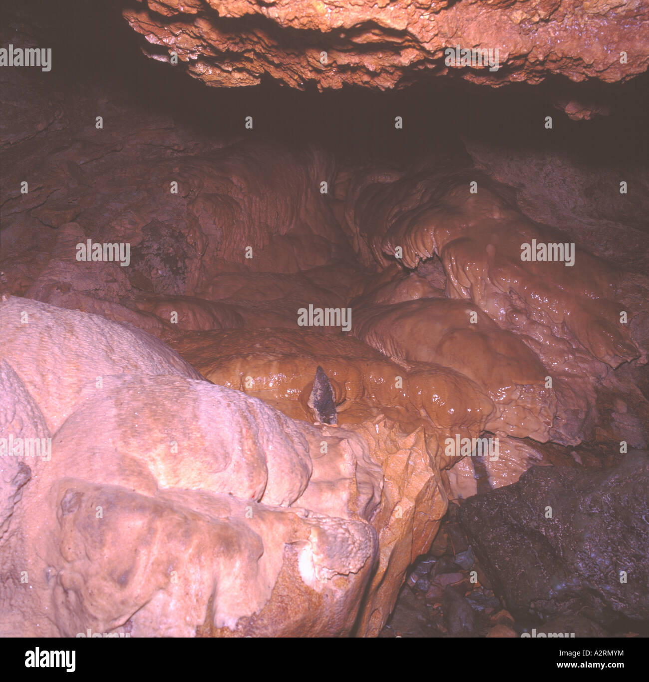 Crystal Formations inside the Riverbend Cave at Horne Lake Caves ...