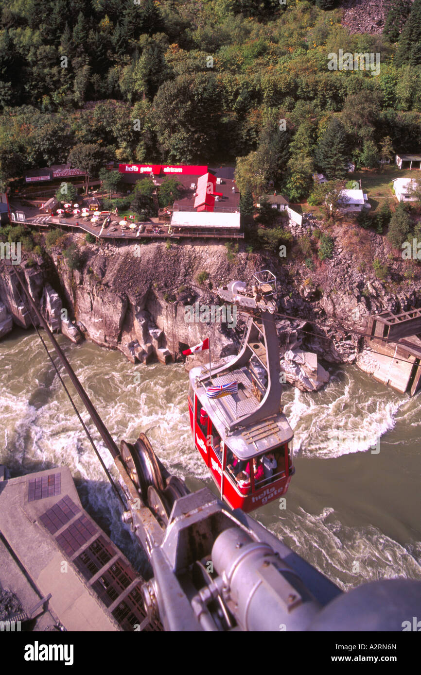 Hell's Gate Airtram / Cable Car over the Fraser River and Fishway in ...