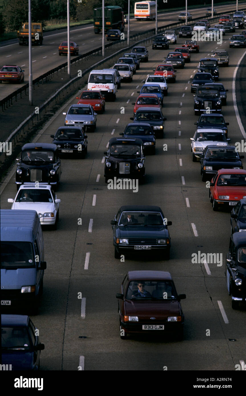 M4 traffic jam hi-res stock photography and images - Alamy