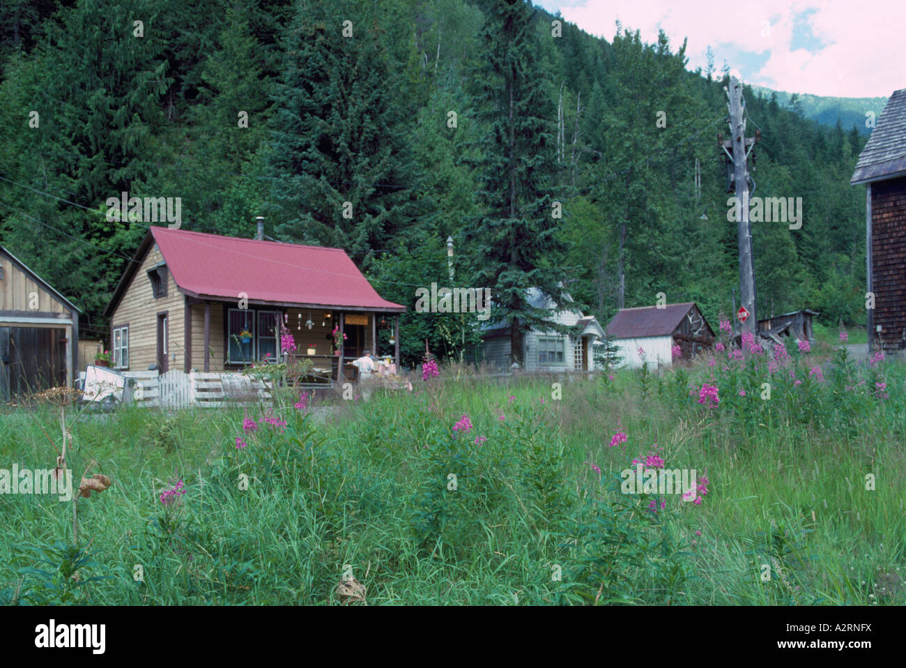 Sandon, BC, British Columbia, Canada - Old Houses in Historic 'Silver ...