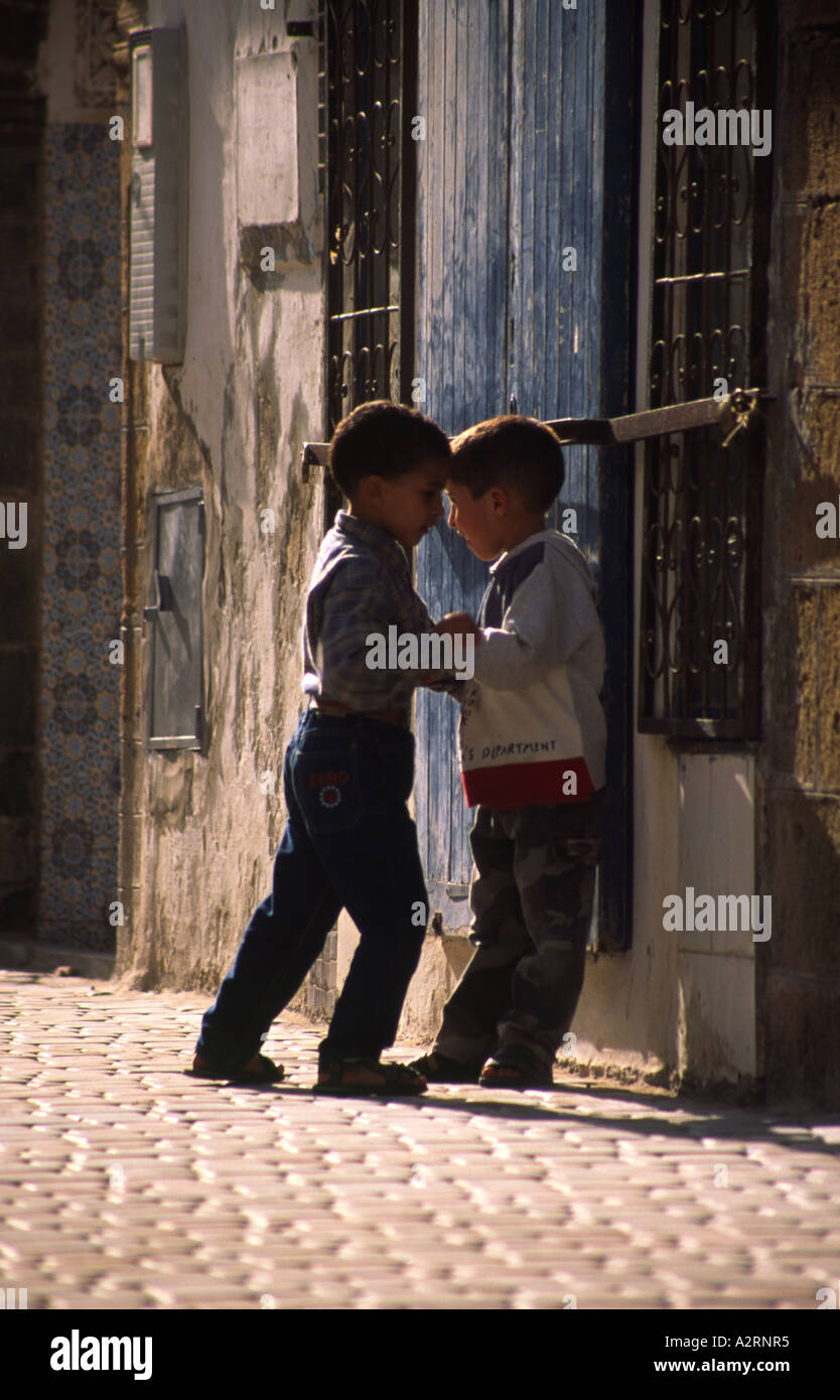 Two boys moroccan hi-res stock photography and images - Alamy