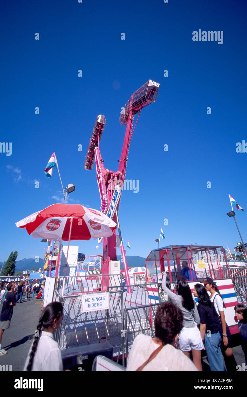 Skymaster Amusement Park Ride at Playland, Pacific National Exhibition ...