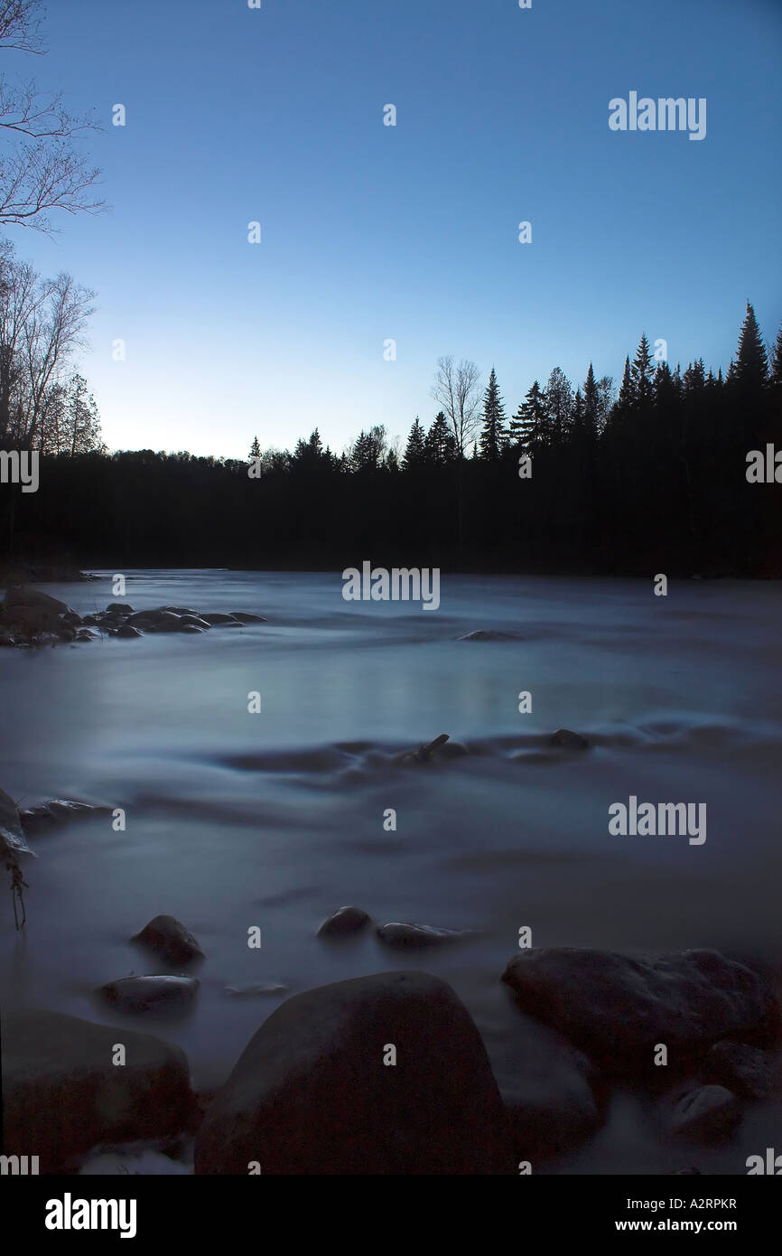 River at Dusk Stock Photo - Alamy