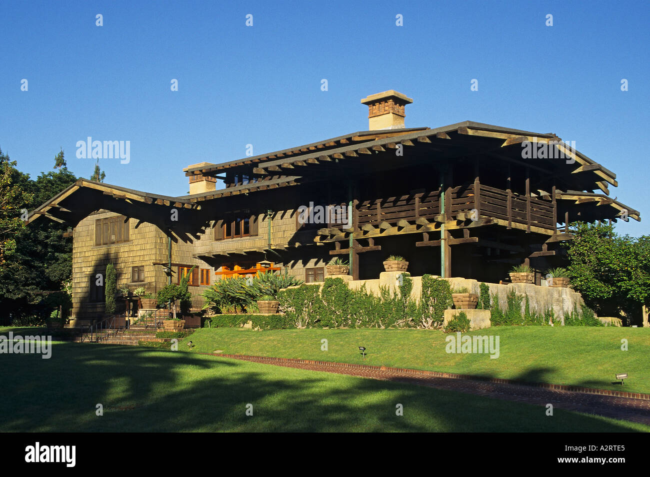 Califfornia Pasadena Gamble House built 1908 Stock Photo - Alamy