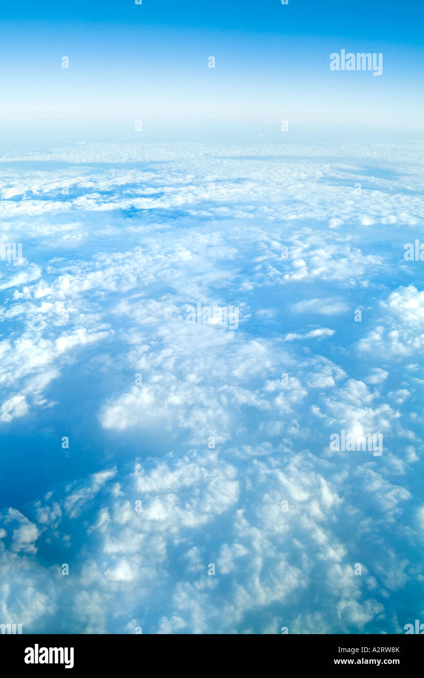 Clouds As Seen From Above Aerial View Stock Photo - Alamy