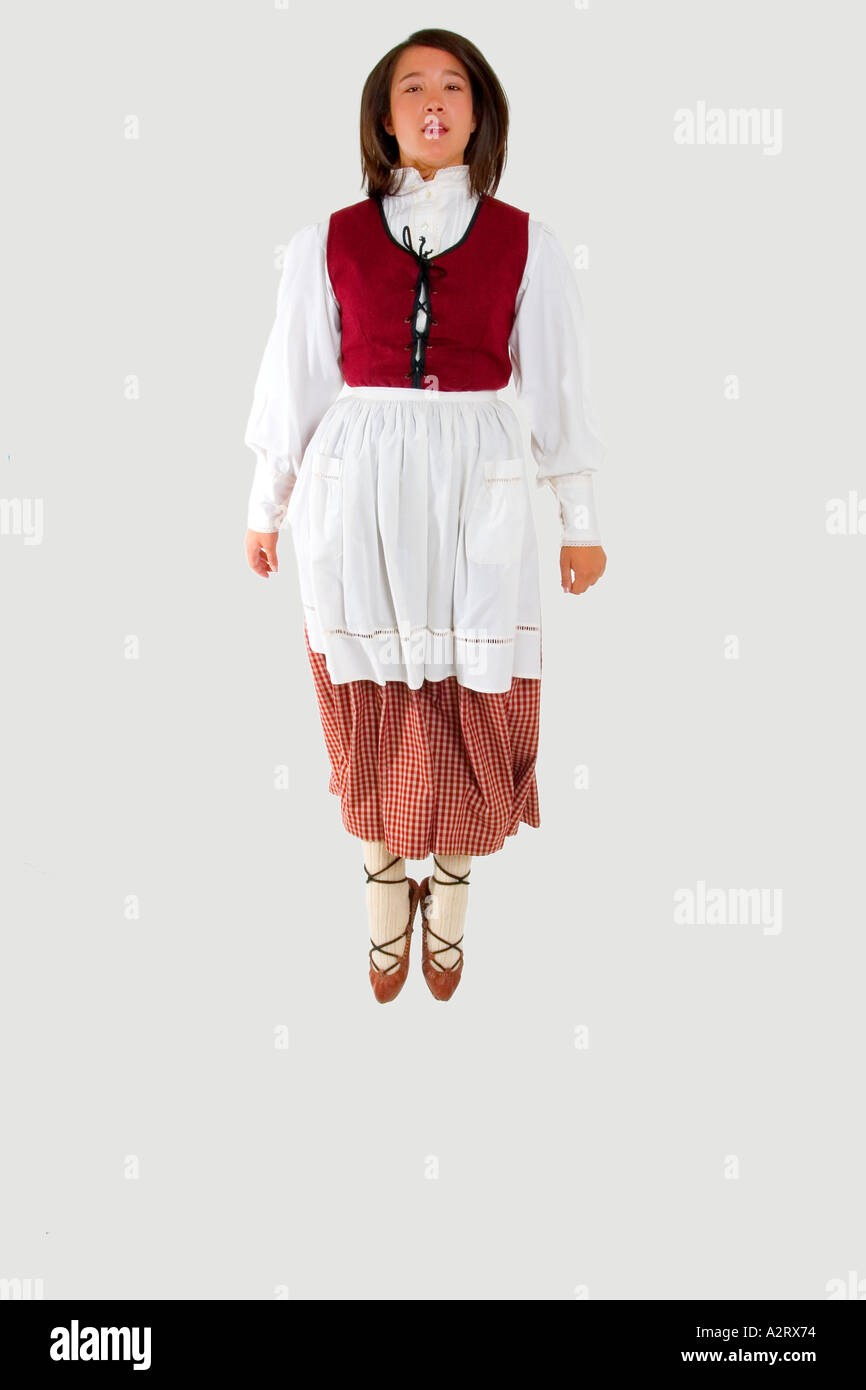 Young dancer with Basque traditional garb Stock Photo - Alamy