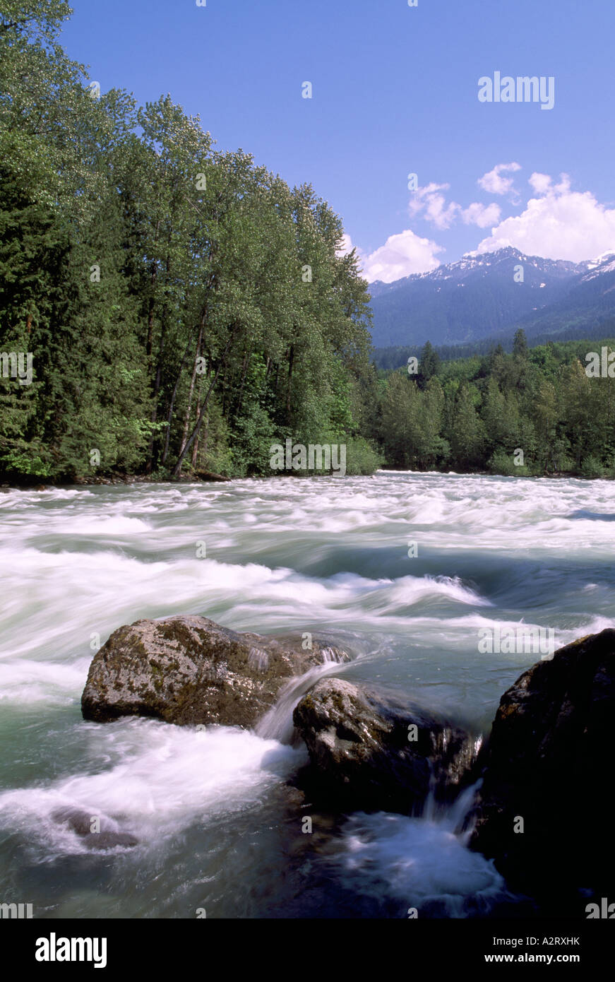 Spring Runoff in the Chilliwack River and Cascade Mountains in the ...