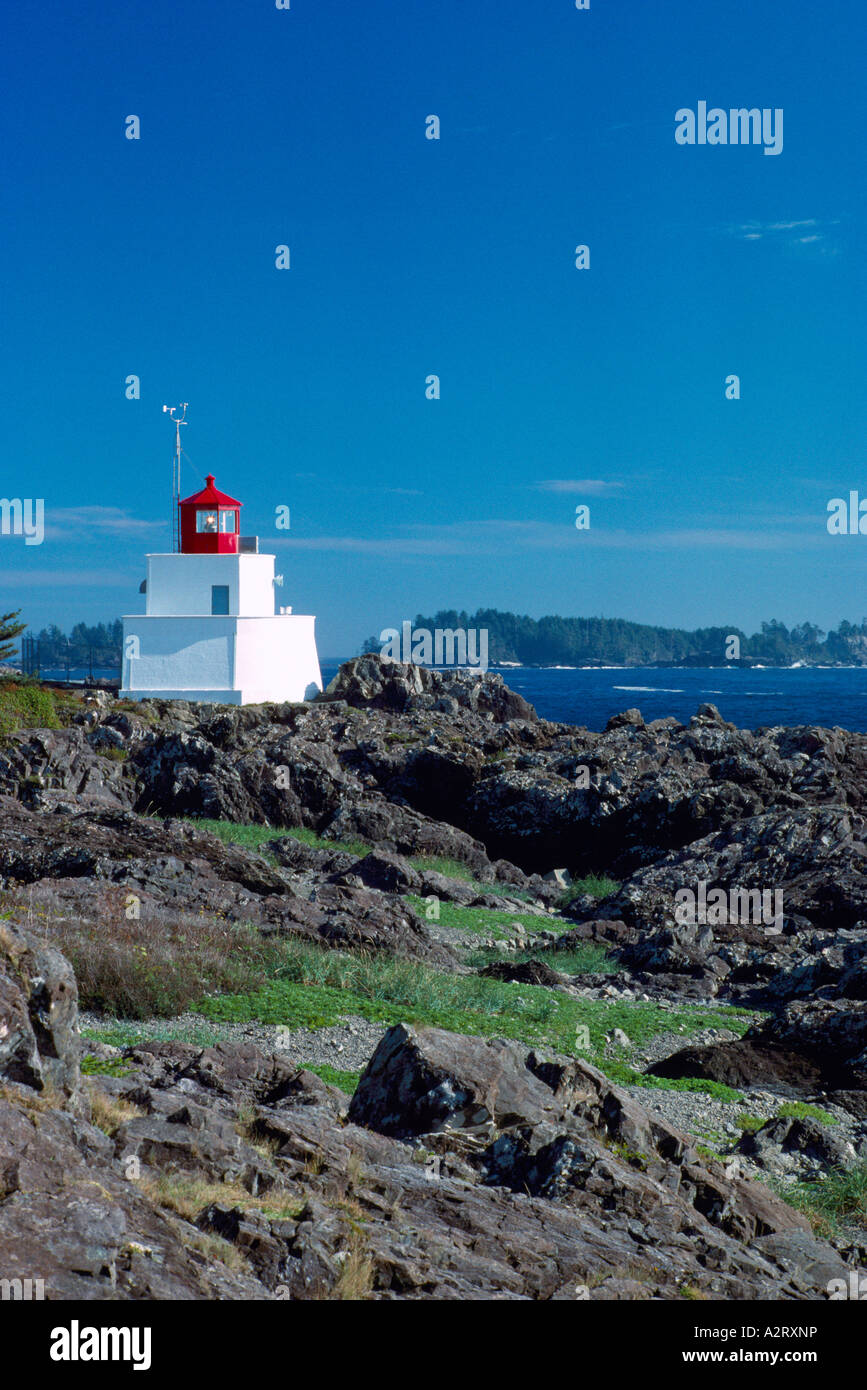 Amphitrite Point Lighthouse, Ucluelet, West Coast of Vancouver Island ...