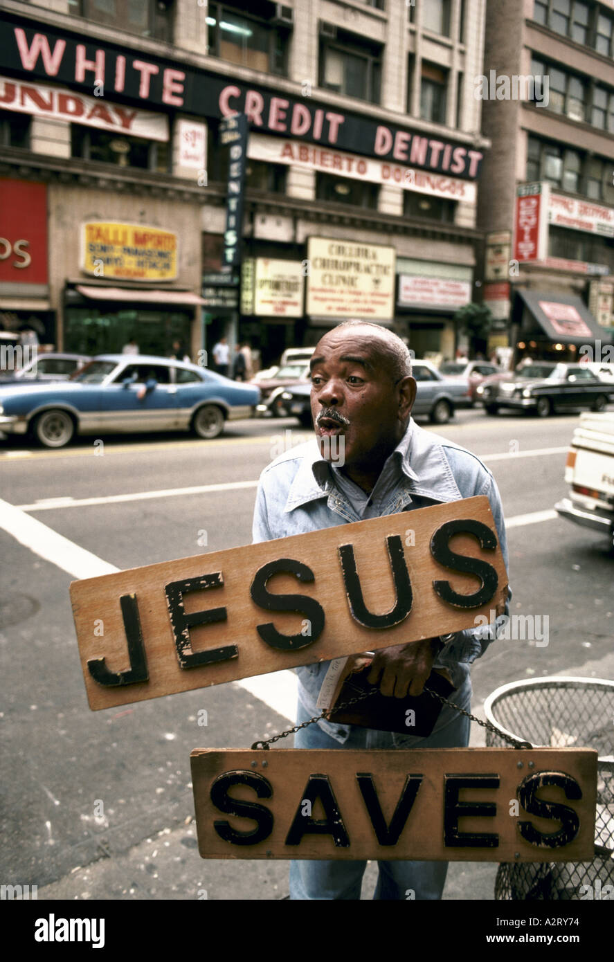 Jesus saves hi-res stock photography and images - Alamy