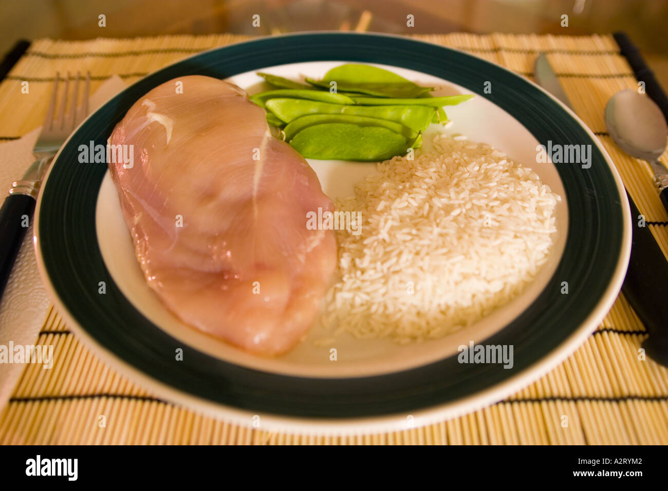 food safety , raw and uncooked food Stock Photo - Alamy