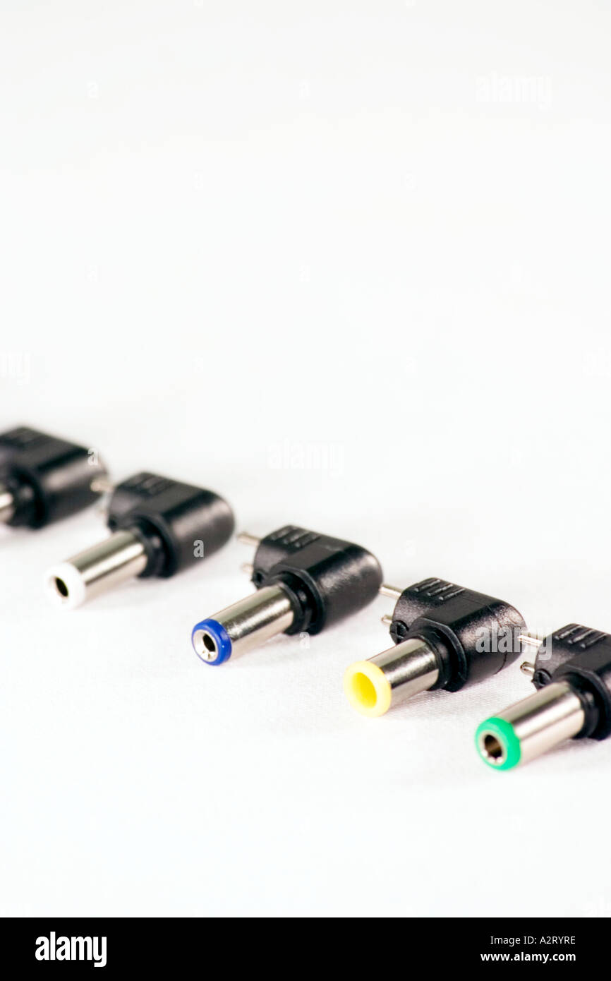 DC Adapter Tips Stock Photo - Alamy