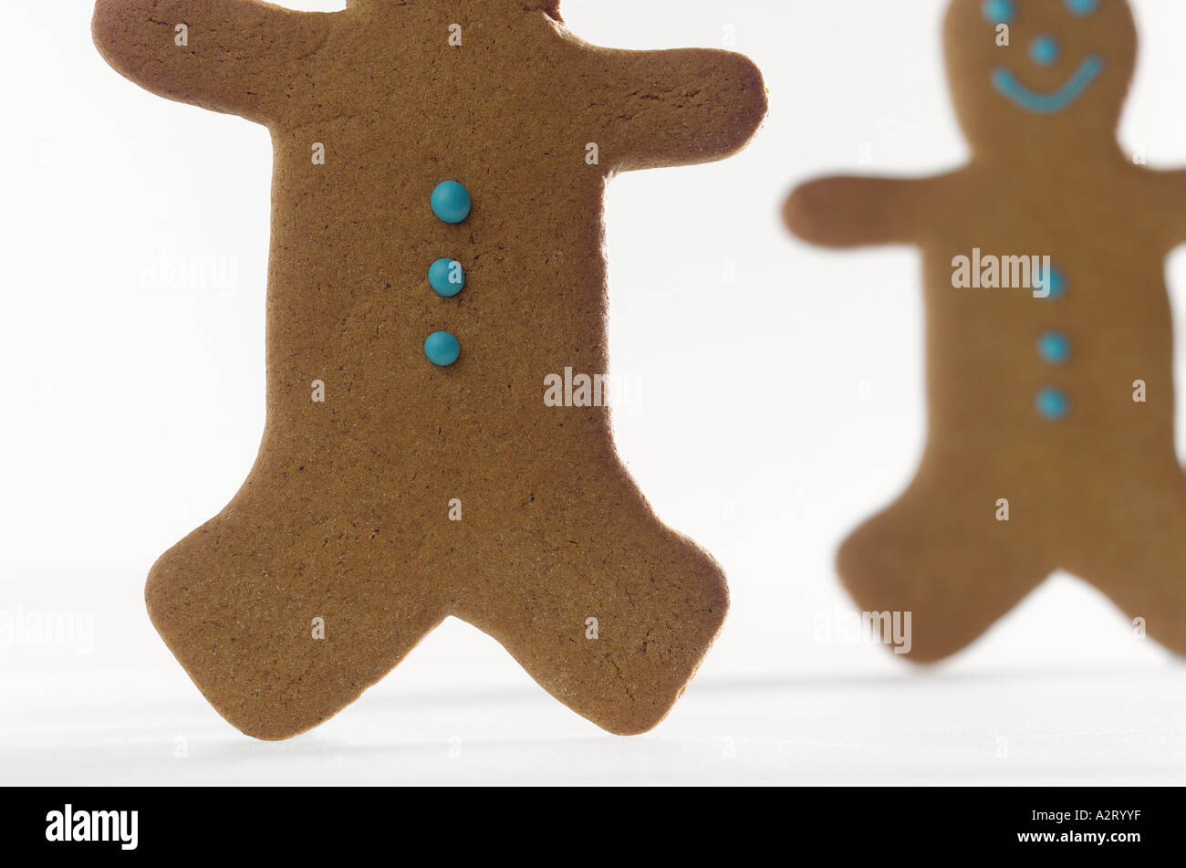 gingerbreads in blue Stock Photo - Alamy