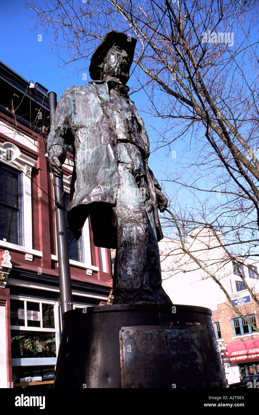 The "Gassy Jack" Statue at "Maple Tree Square" in Historic Gastown ...