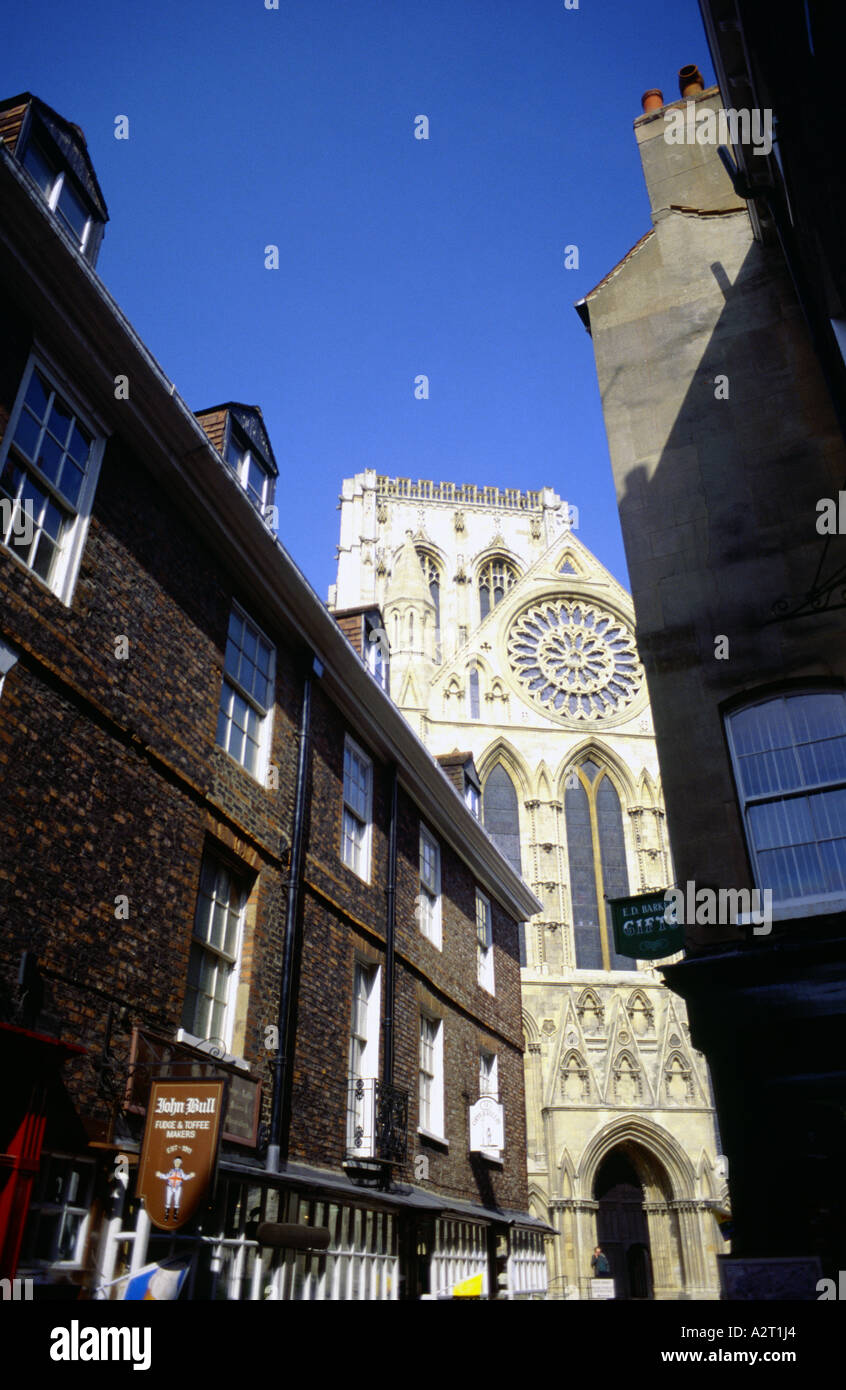Street Scene York England Stock Photo - Alamy