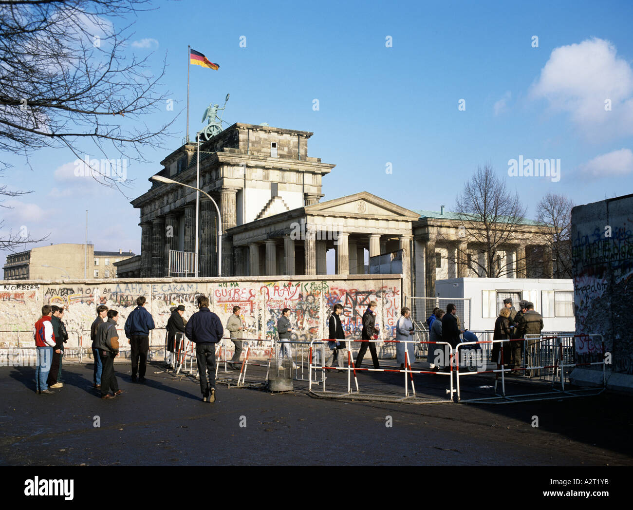 Europa Europe Deutschland Germany Berlin Mitte Brandenburger Tor Gate ...
