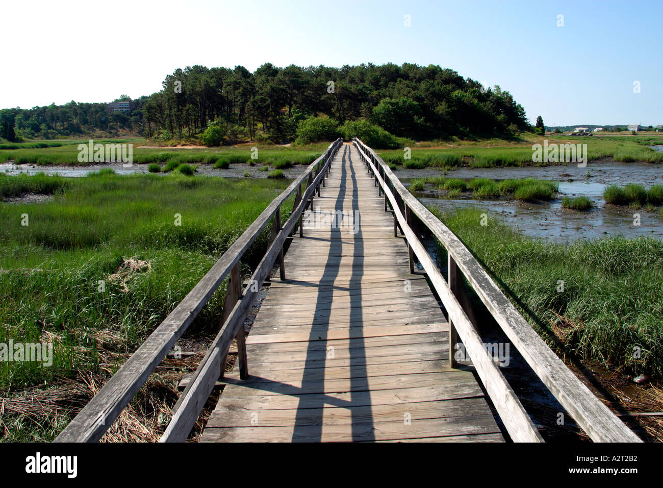 Uncle Tims Bridge on Cape Cod Wellfleet Massachusetts Stock Photo - Alamy