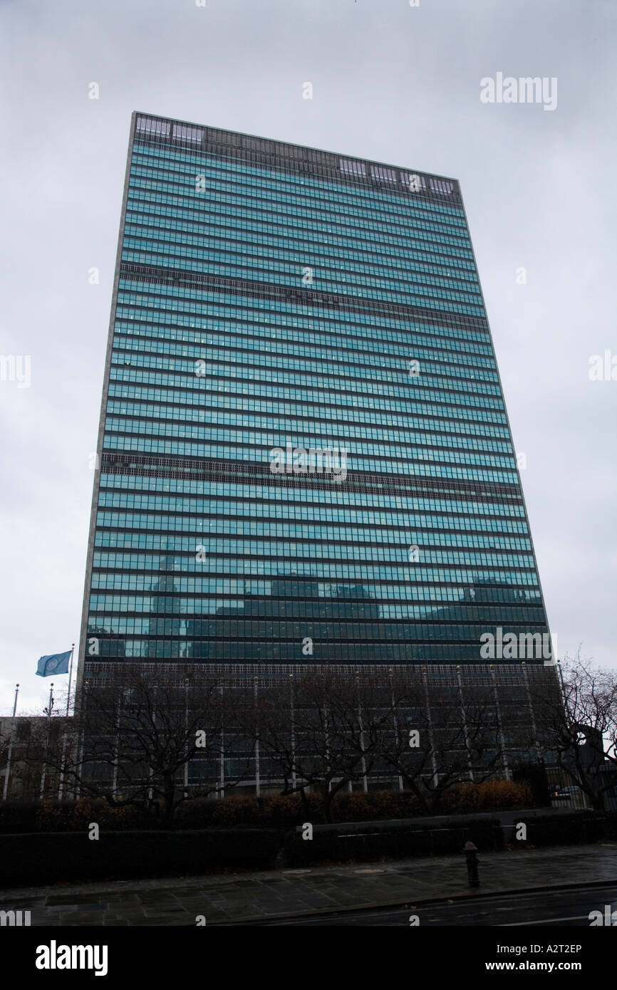 United Nations building New York City USA Stock Photo - Alamy