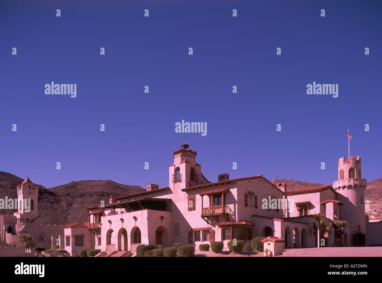 Scotty's Castle built 1927 by Albert Johnson in Grapevine Canyon in ...
