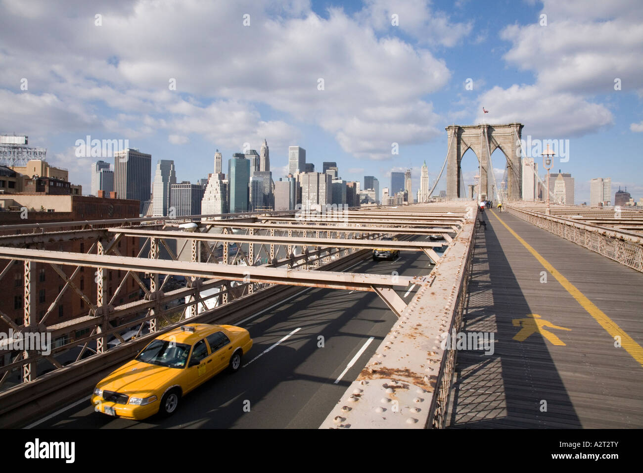 Yellow line drive driving brooklyn hi-res stock photography and images ...