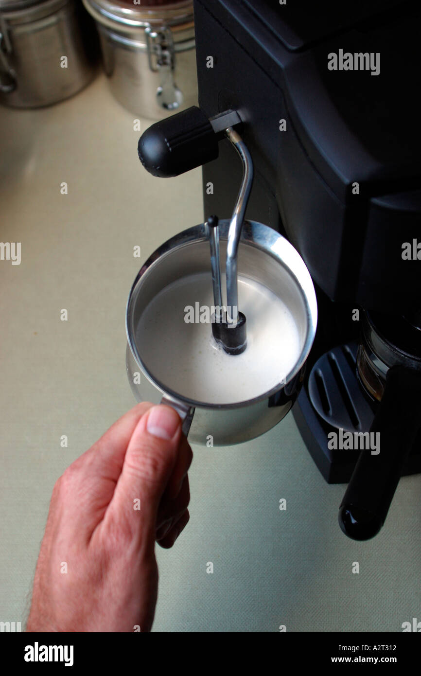 Milk foam on coffee hi-res stock photography and images - Alamy