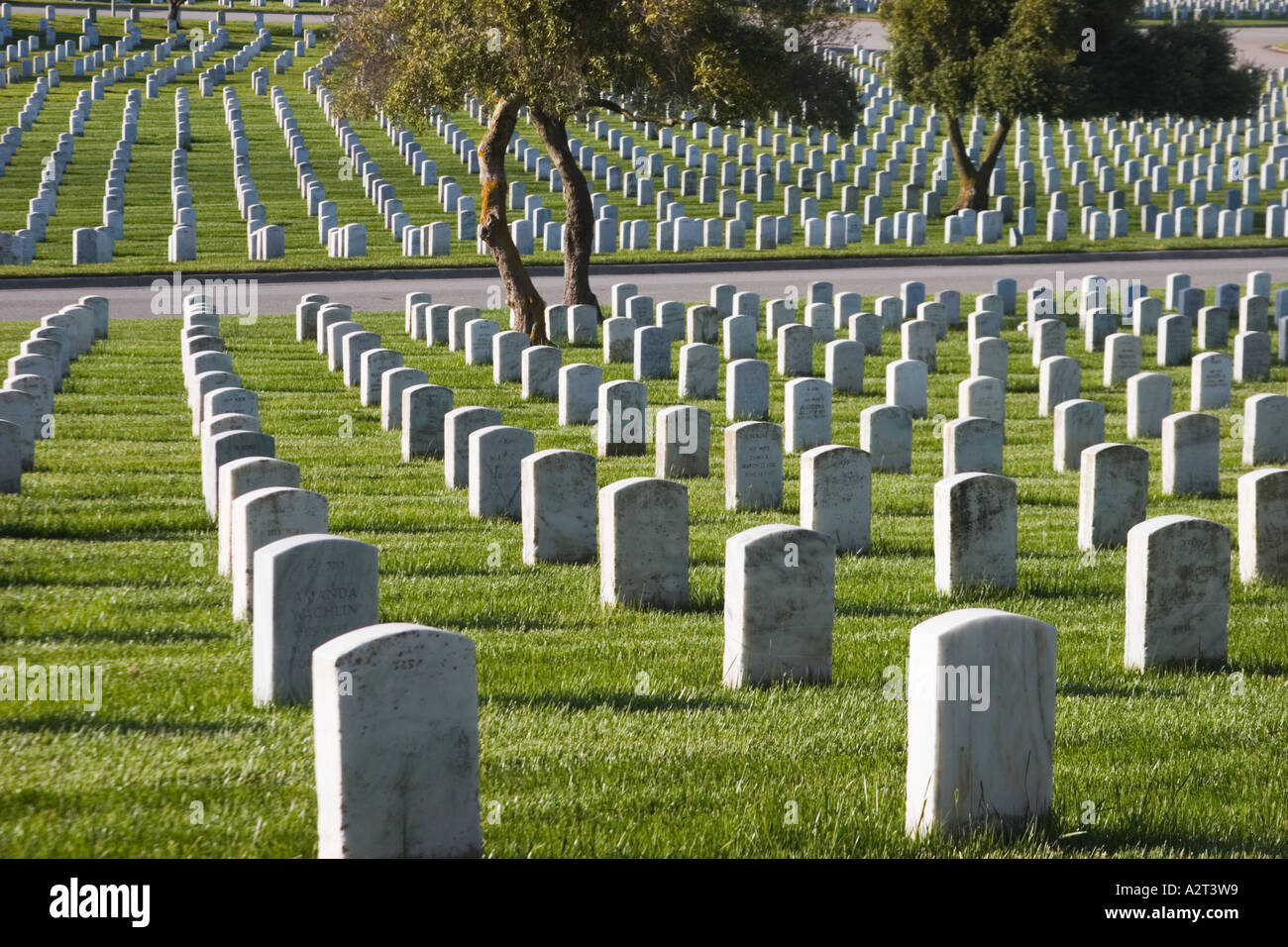 Golden Gate National Cemetery in San Bruno California Stock Photo - Alamy