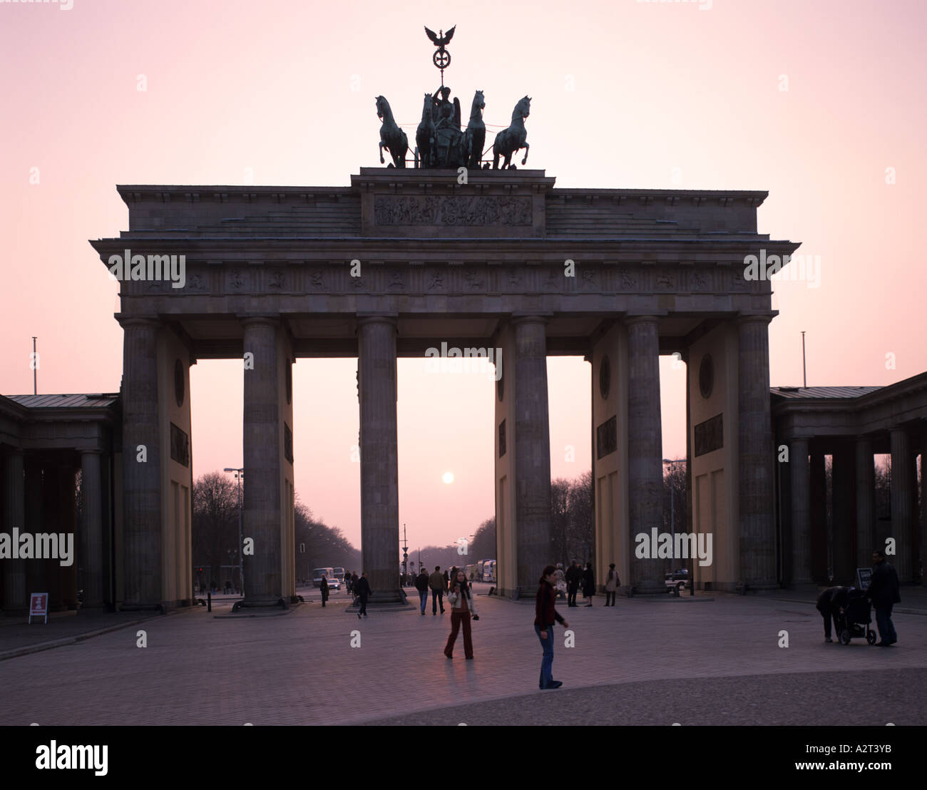 Europa Europe Germany Deutschland Berlin Brandenburger Tor Gate Stock ...